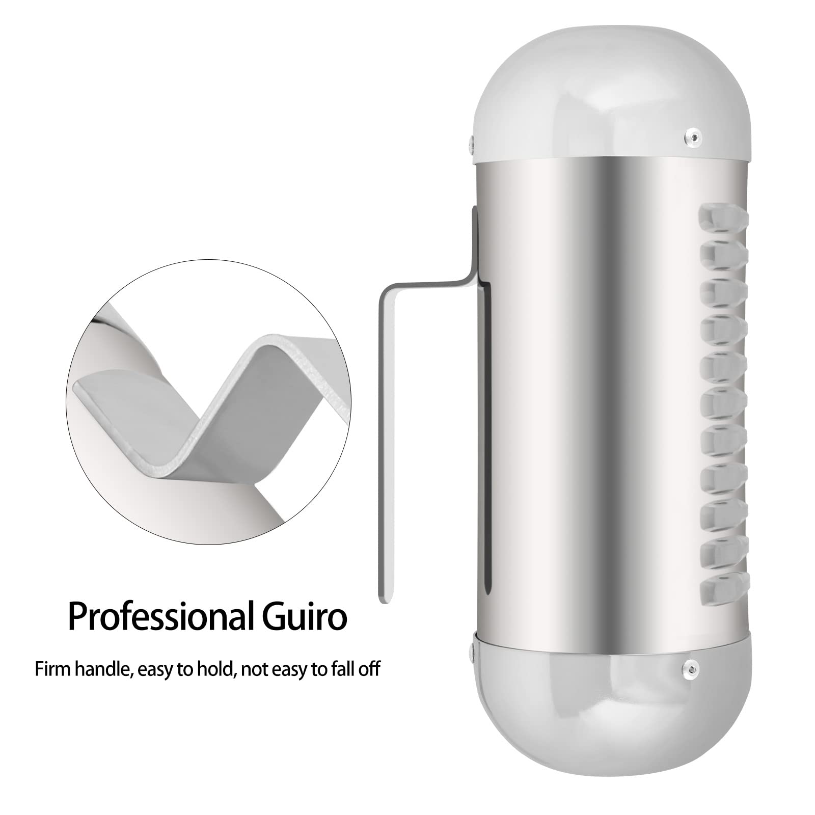 Snapklik.com : EASTROCK Guiro Instrument Professional Stainless Steel ...
