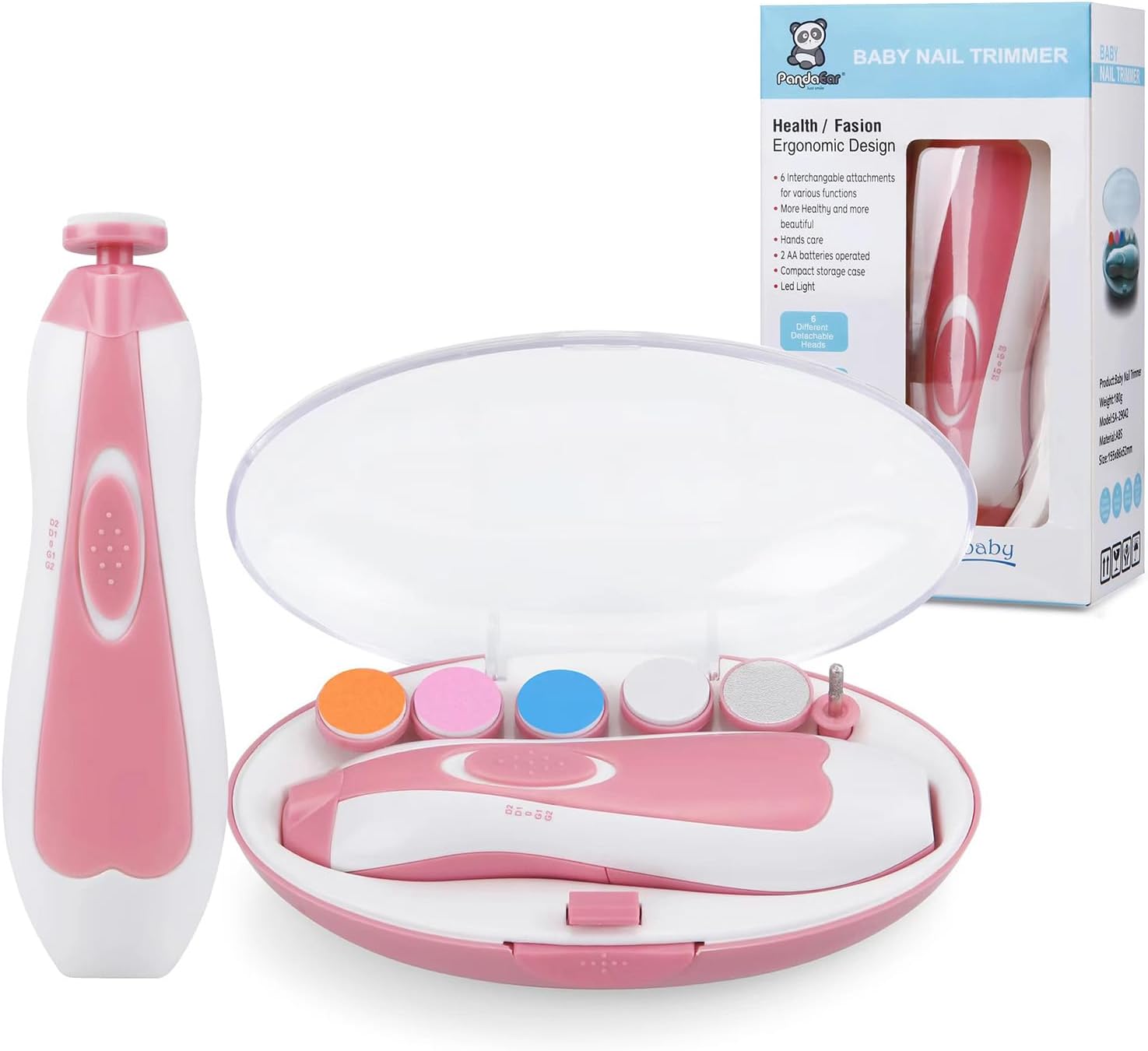 Amazon.com: Baby Nail File Electric Nail Trimmer File Manicure Set ...