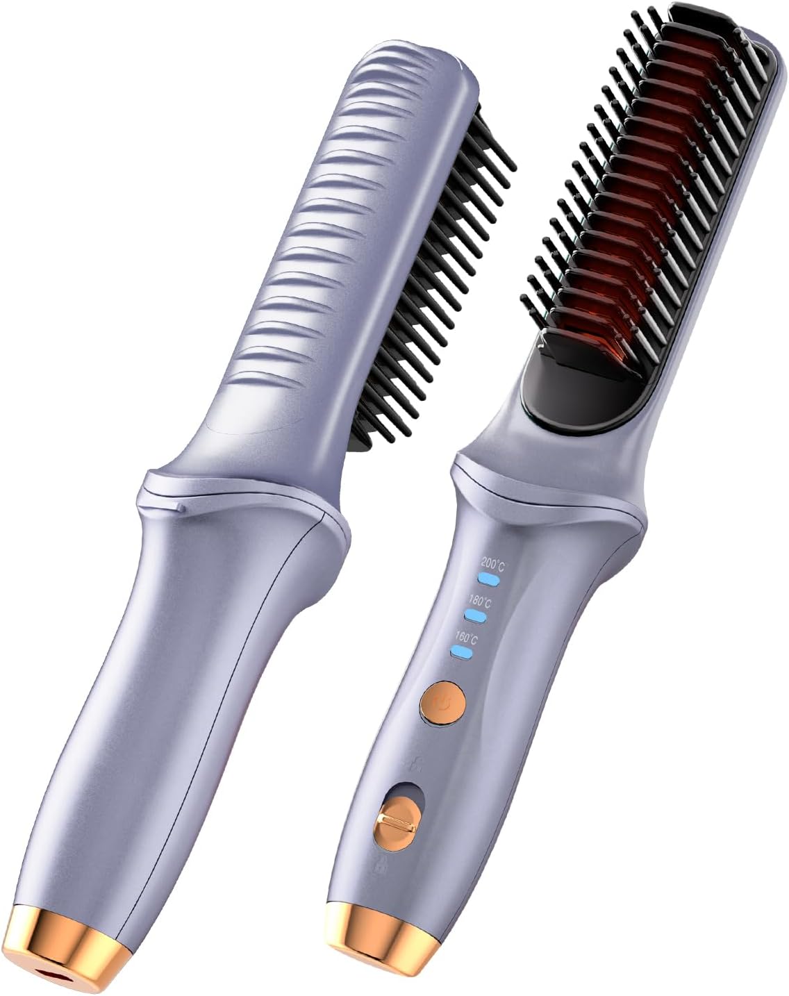 Amazon.com : Cordless Hair Straightener Brush for Women,Portable Ion ...