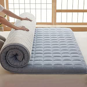 Amazon.com: Foldable Japanese Cotton Futon Tatami Mat Portable Camping ...