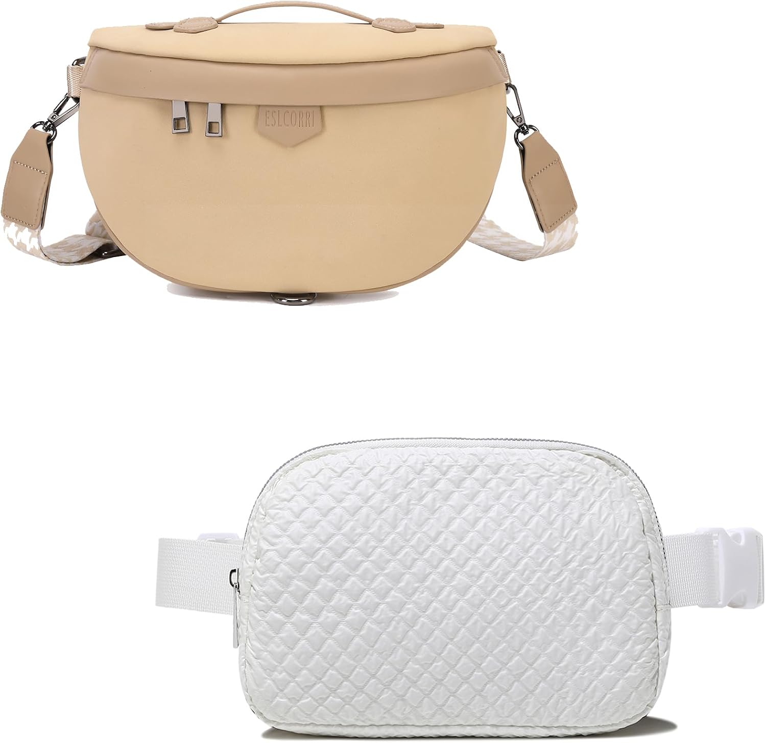 Amazon.com | Eslcorri Glow in the Dark Belt Bag for Women Men - Cross ...