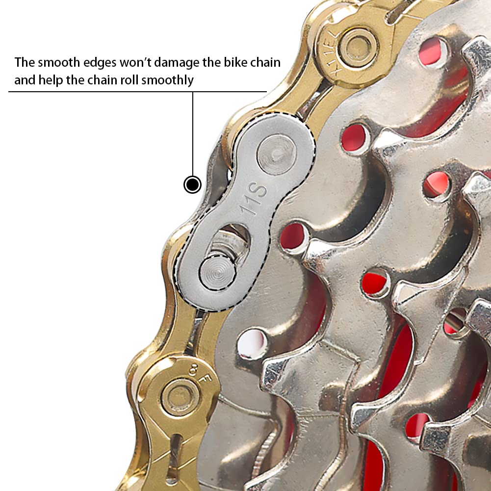 Snapklik.com : 10 Pairs Bike 11 Speed Steel Quick Link Universal ...