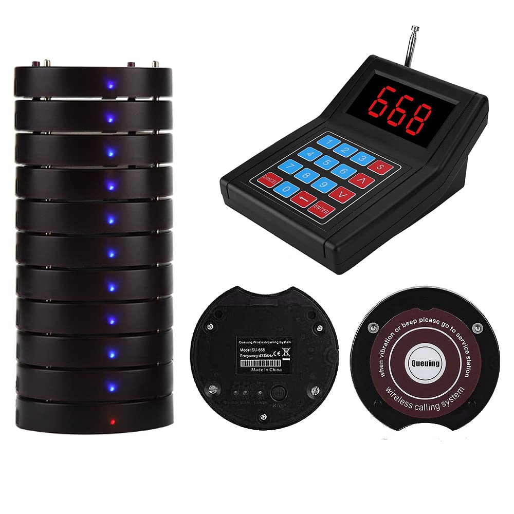 Beisdirect Su 668 Wireless Restaurant Pager Guest Paging System ...