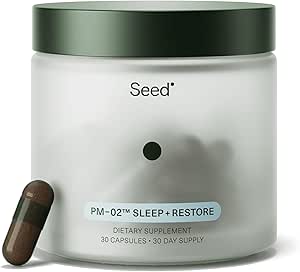 Amazon.com: Seed PM-02 Sleep + Restore - Sleep Aid for Women & Men - Non-Habit Forming ...
