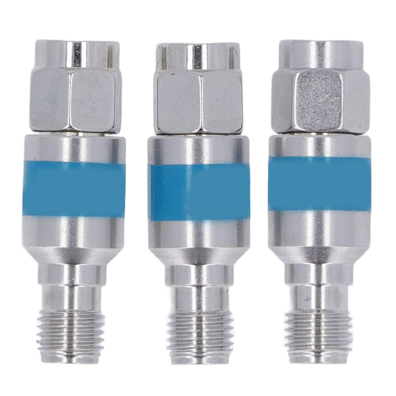3 Pcs 2dB RF Attenuator RF DC Block 2W to Female Stainless Steel Coax ...