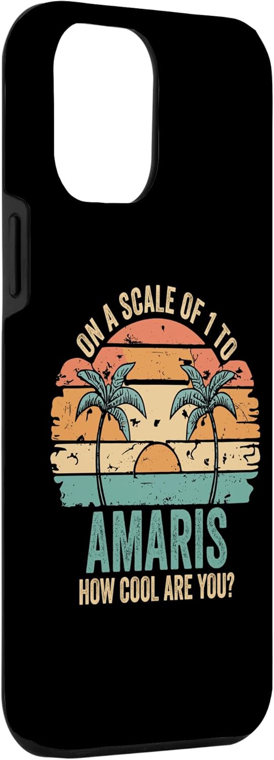 iPhone 14 Pro Max AMARIS Cute Retro Girls Groovy AMARIS Personalized ...
