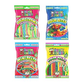 Sour Dudes 4 Pack Variety: World Confections: Amazon.com: Books