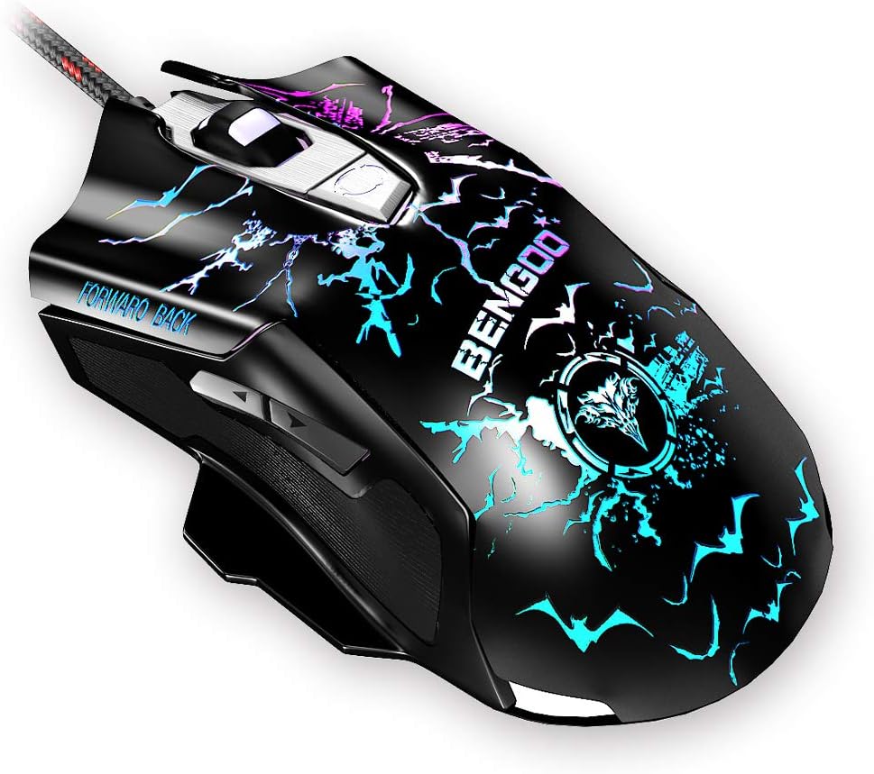 Bengoo 2.4G Wireless Portable Mouse with 3 Adjustable DPI Levels and ...