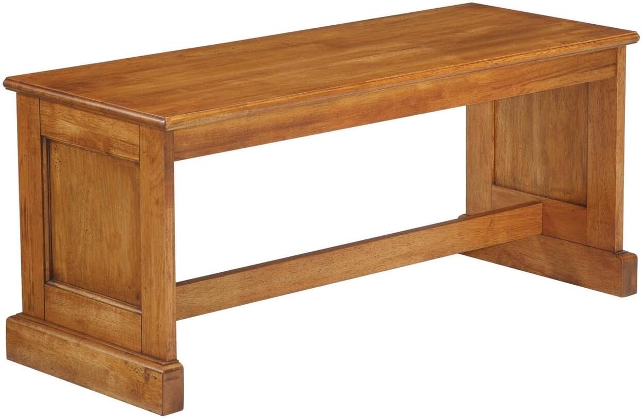 Amazon.com - Home Styles Americana Dining Bench, Distressed Oak Finish ...