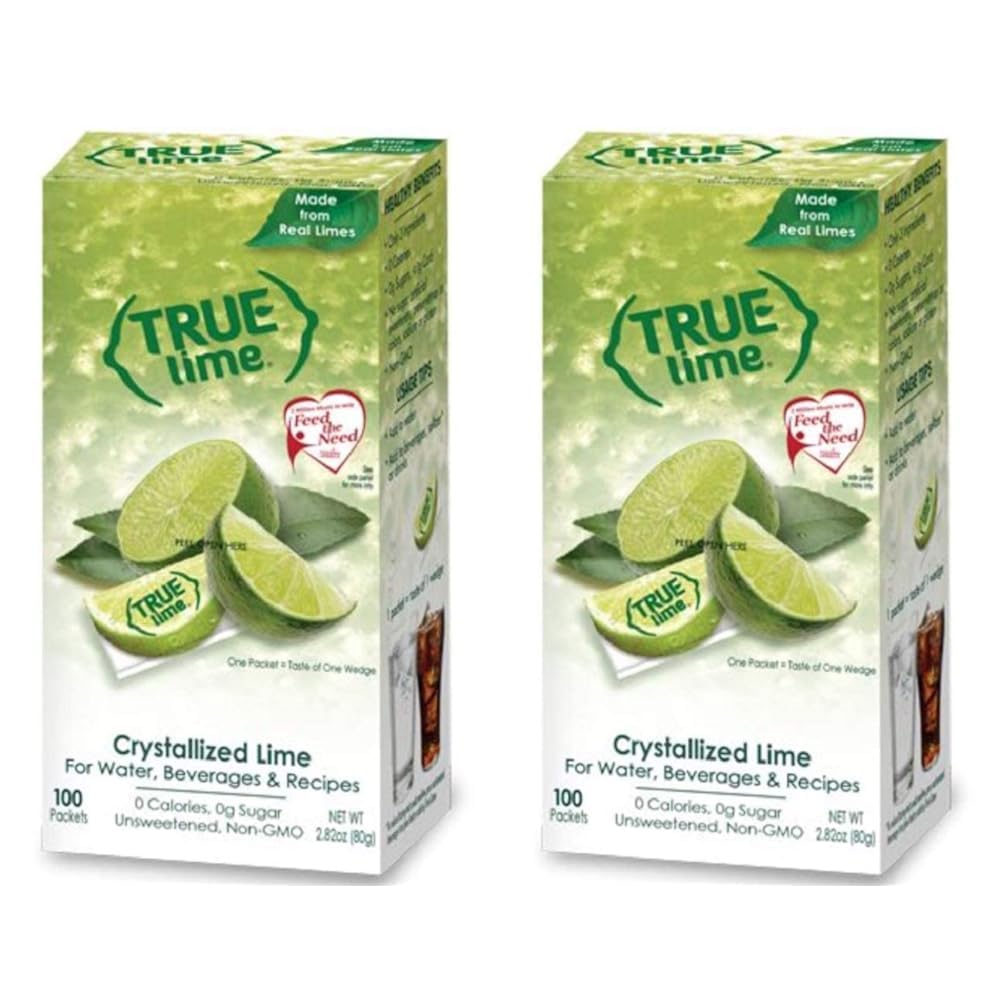Amazon.com : TRUE LIME Water Enhancer, Bulk Dispenser Pack, 0 Calorie Drink Mix Packets, Sugar ...