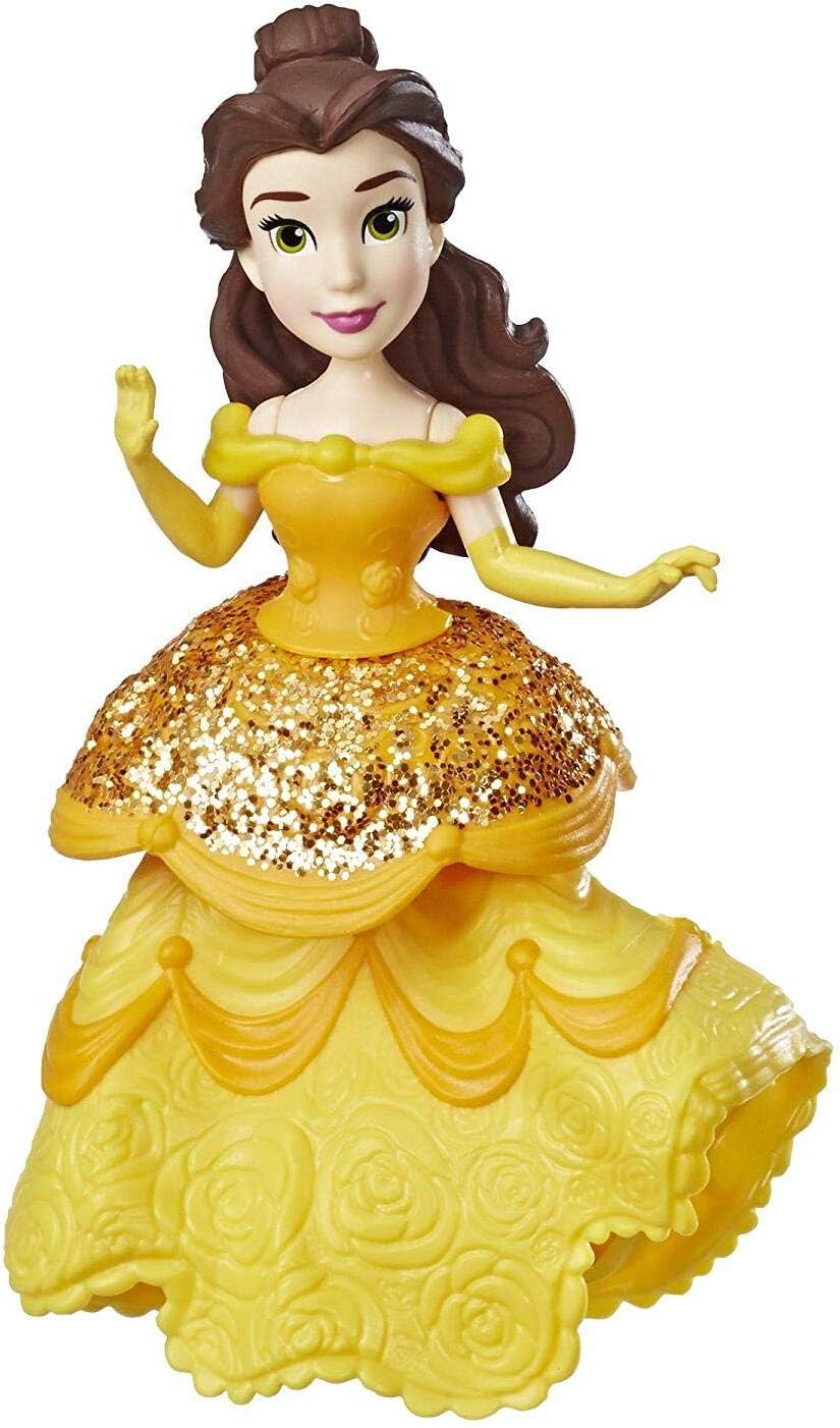 Amazon.com: Disney Princess Belle Doll with Royal Clips Fashion, One ...