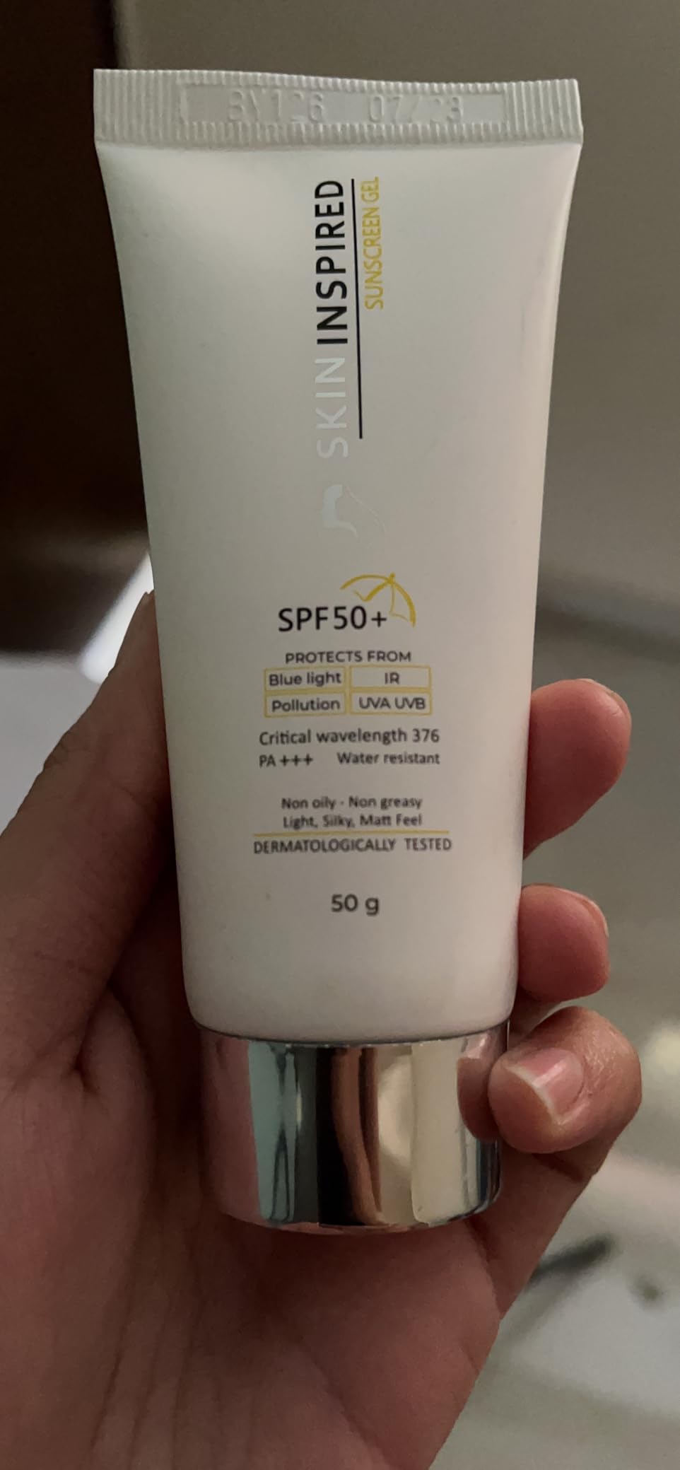 SkinInspired Sunscreen Gel | SPF 50+ | PA +++ | Non oily - Non greasy ...