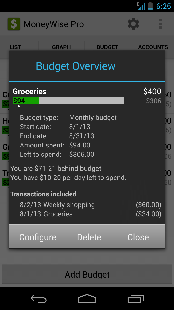 MoneyWise Pro - App on Amazon Appstore
