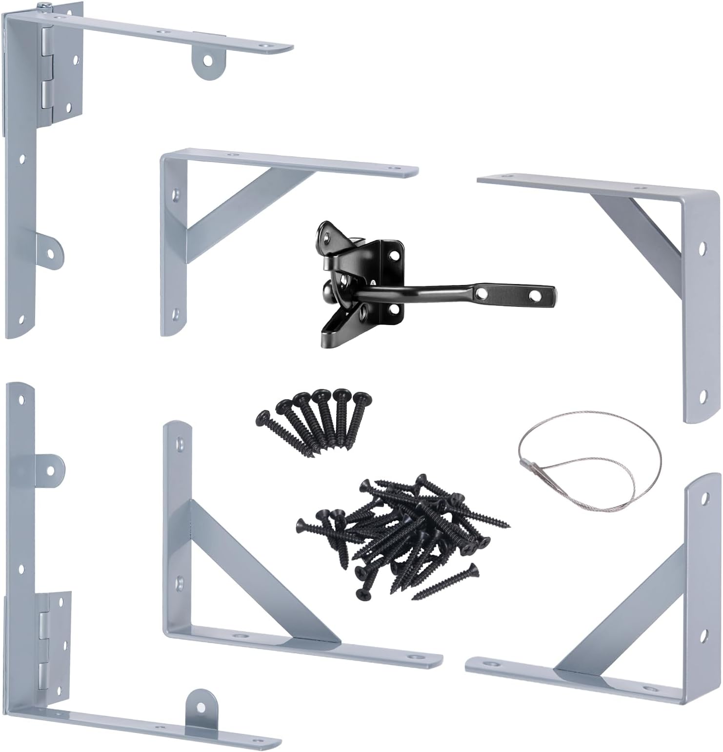 Amazon.com: Gate Hardware Kit - Anti Sag Gate Kit, Heavy Duty Gate ...