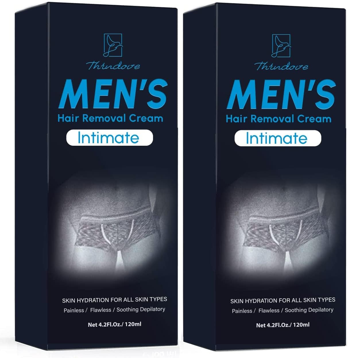 Intimate/Private Hair Removal Cream For Men (2 packs), For Unwanted ...