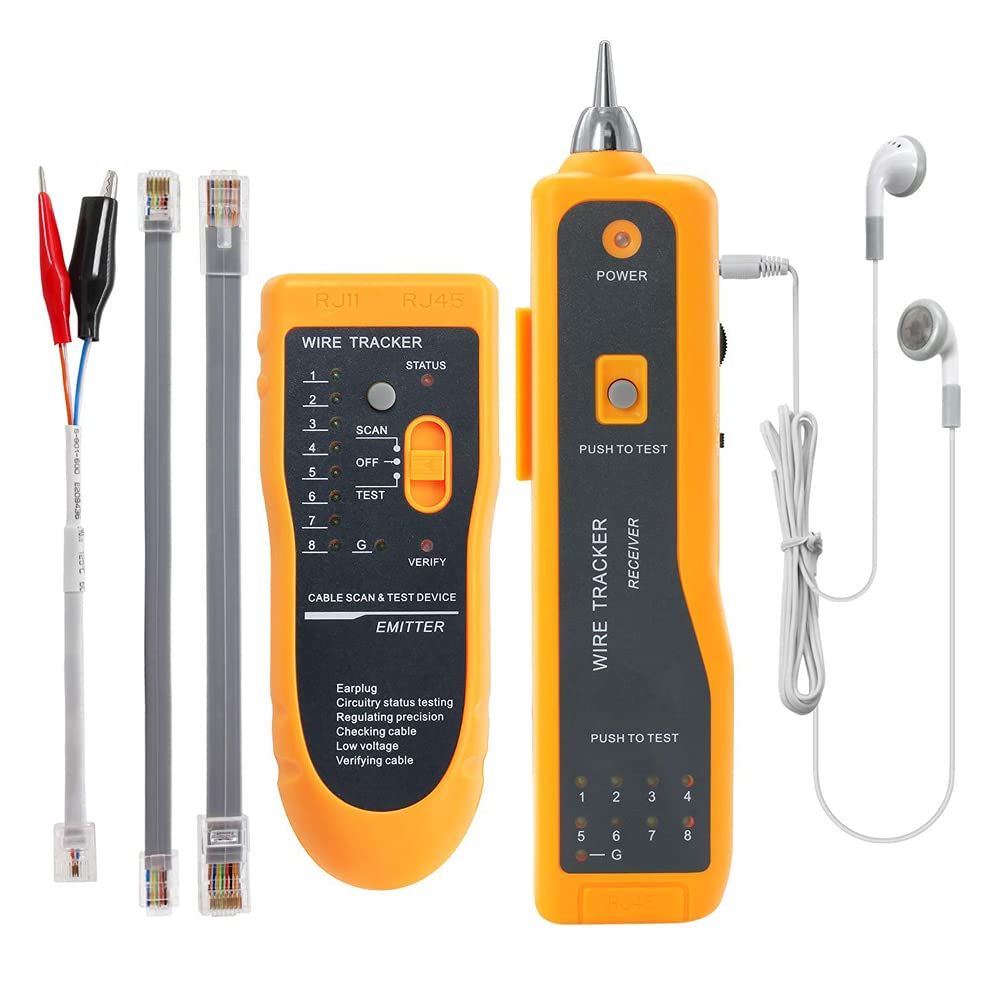 Wire Tracker, F02 Line Finder Underground Cable Tracer Kit Cable Tester ...