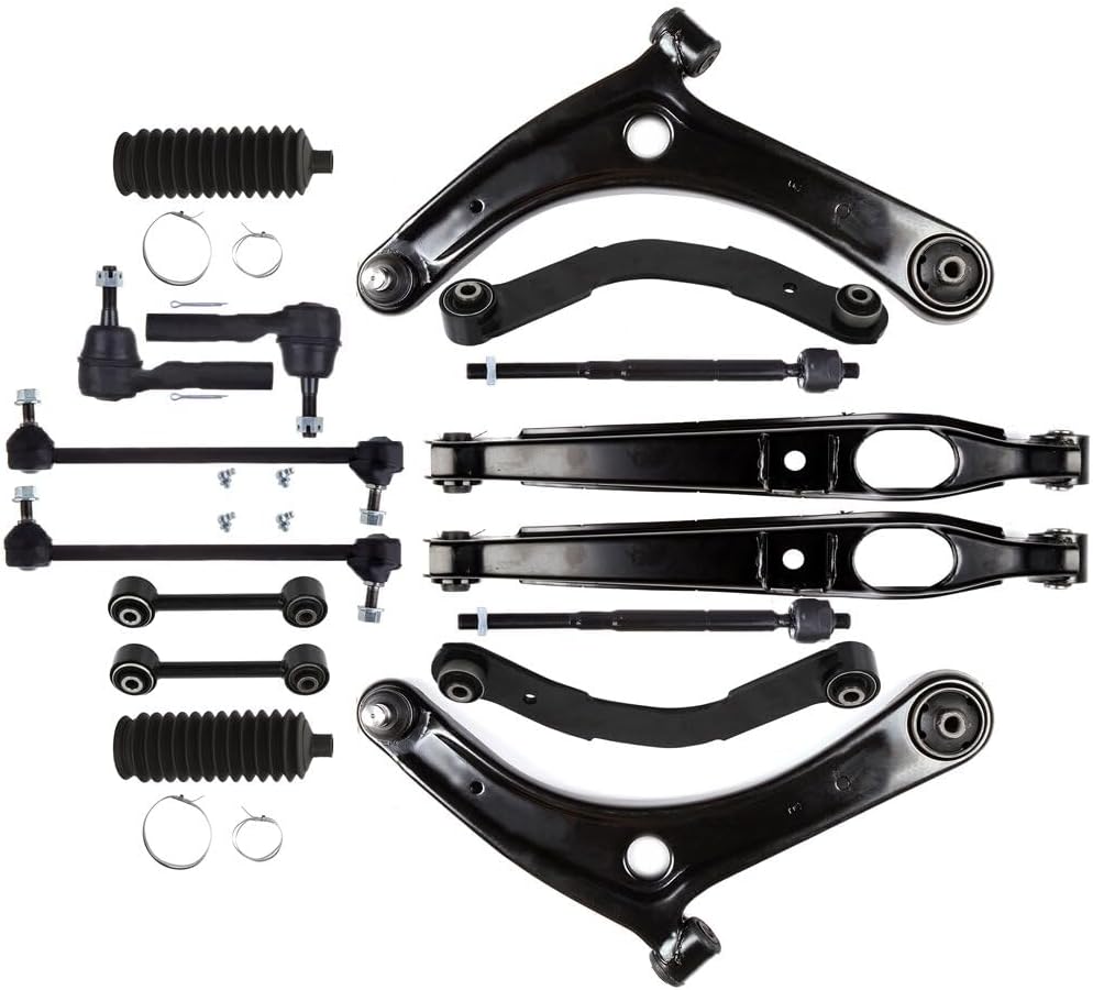 Amazon.com: ECCPP 16pcs Lower Control Arm Upper Lateral Link Inner Tie ...