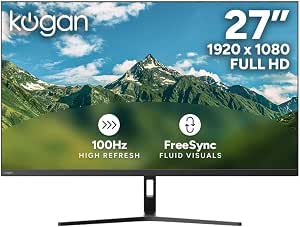 Kogan 27" Full HD 100Hz Frameless FreeSync Monitor (1920 x 1080 ...