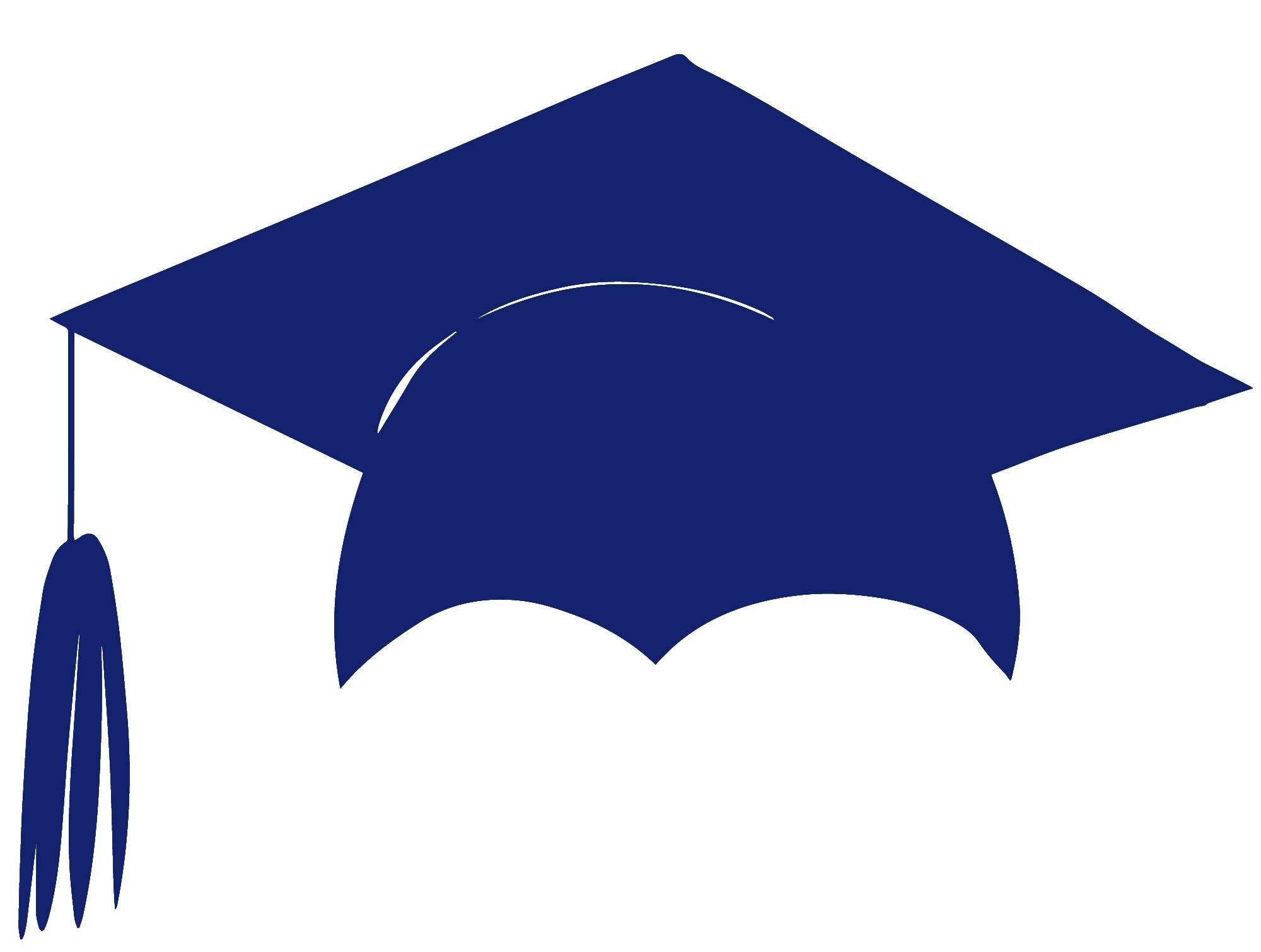 Blue Graduation Cap Transparent Background PNG Cliparts, 46% OFF