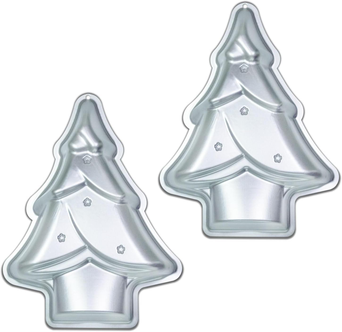Amazon.com: Yikinip Christmas Tree cake pans set of 2，Christmas Tree ...