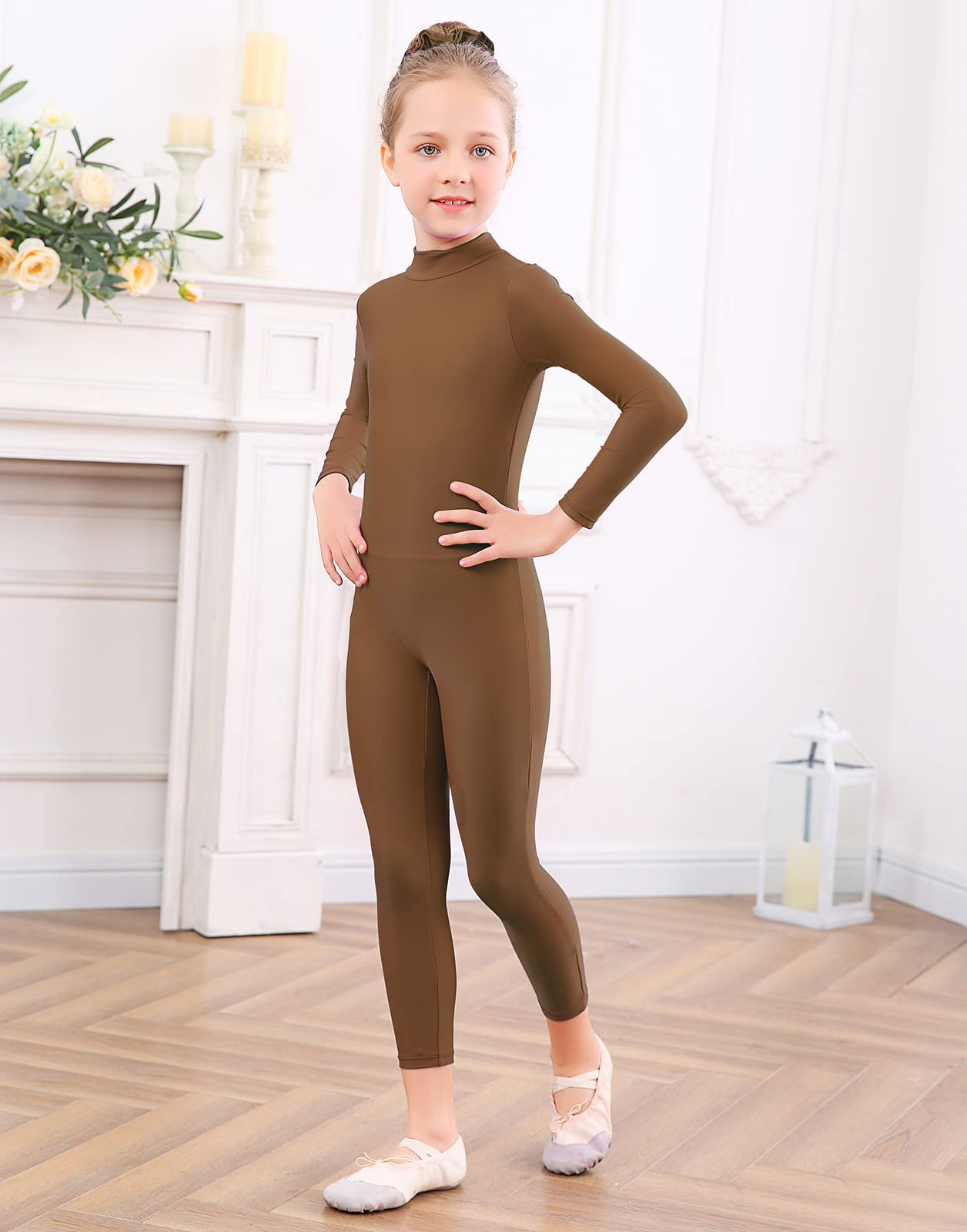 Snapklik.com : Speerise Girls Gymnastics Leotards Long Sleeve Unitards For Toddler Ballet ...