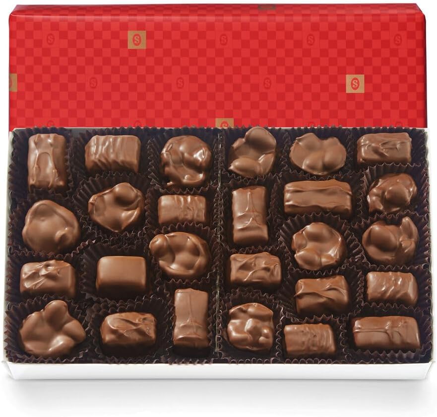 Amazon.com : See's Candies 1 lb Milk Chocolate Nuts & Chews in Holiday ...