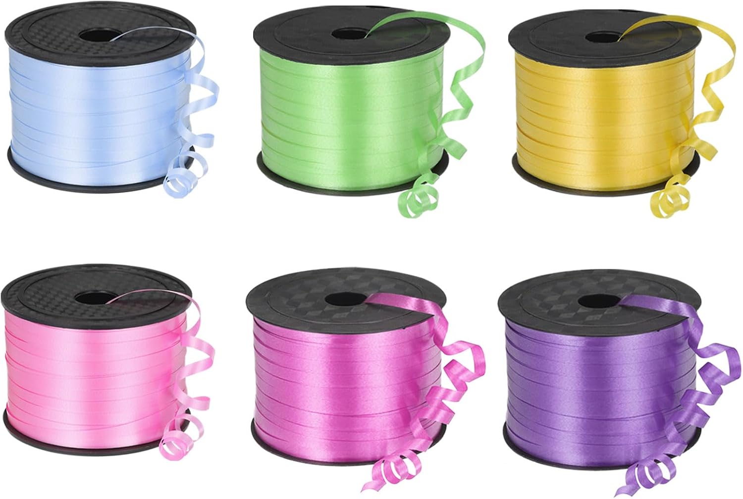 Amazon.com: PATIKIL 6pcs 100 Yards Curling Ribbon Crimped Balloon ...