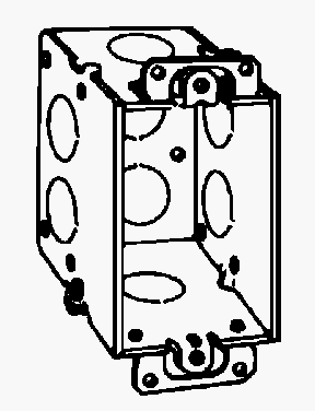 Hubbell Raco 560 Single Gang Switch Box With Ears - Amazon.com
