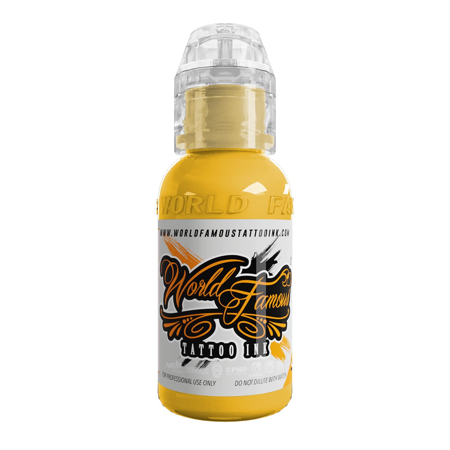 Amazon.com: World Famous Yellow Tattoo Ink, Vegan and Professional Ink ...