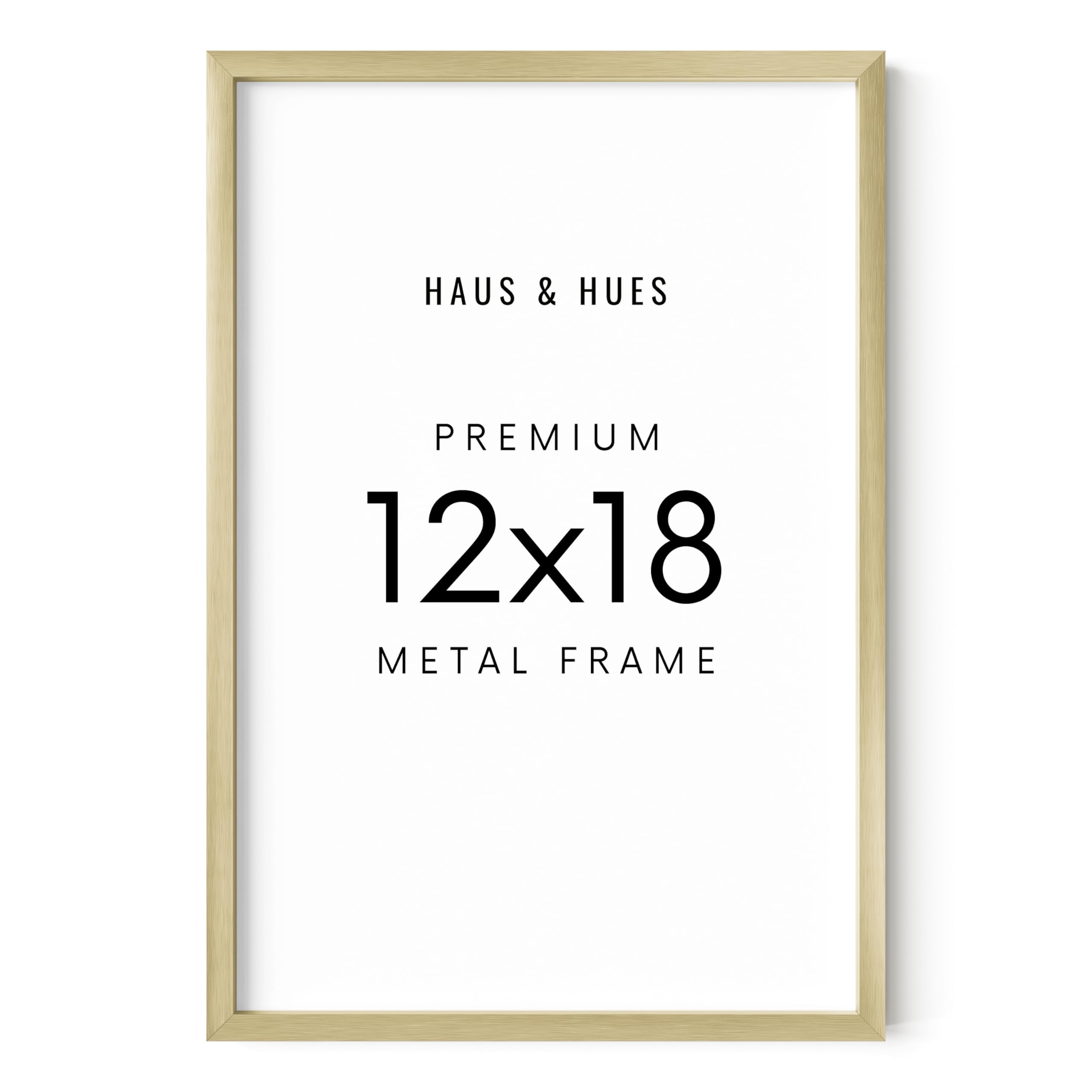 Amazon.com - HAUS AND HUES 12x18 Gold Picture Frame - Gold 12x18 Frame ...