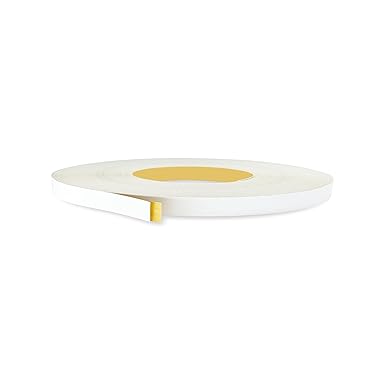 White PVC 1/2 inch x 25 ft Edge Banding Tape Peel Stick Adhesive Edging ...