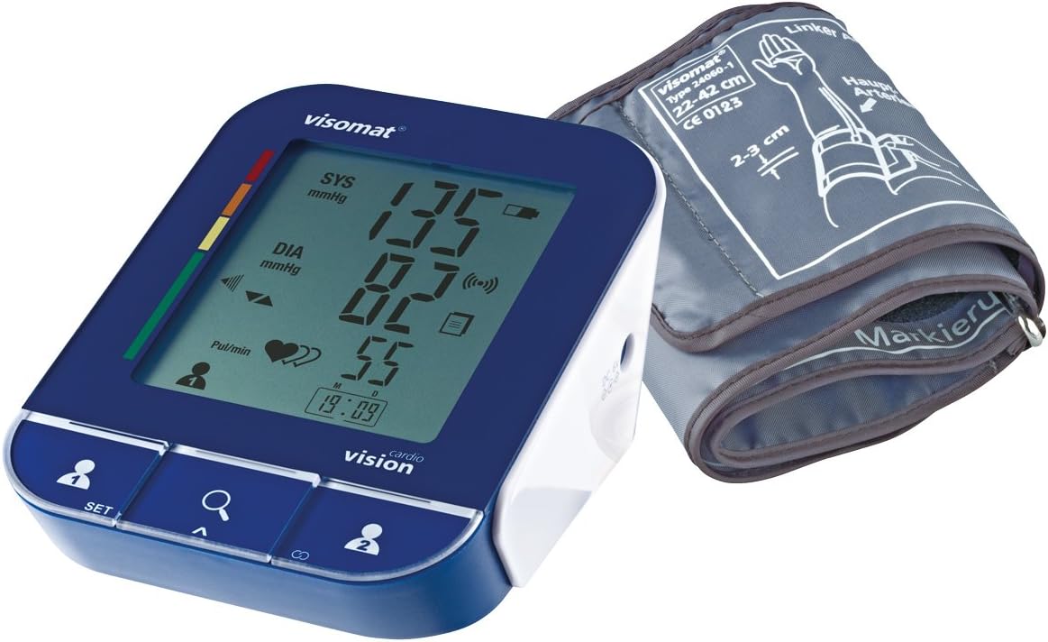 Visomat Vision Cardio Upper Arm Blood Pressure Monitor Digital : Amazon ...