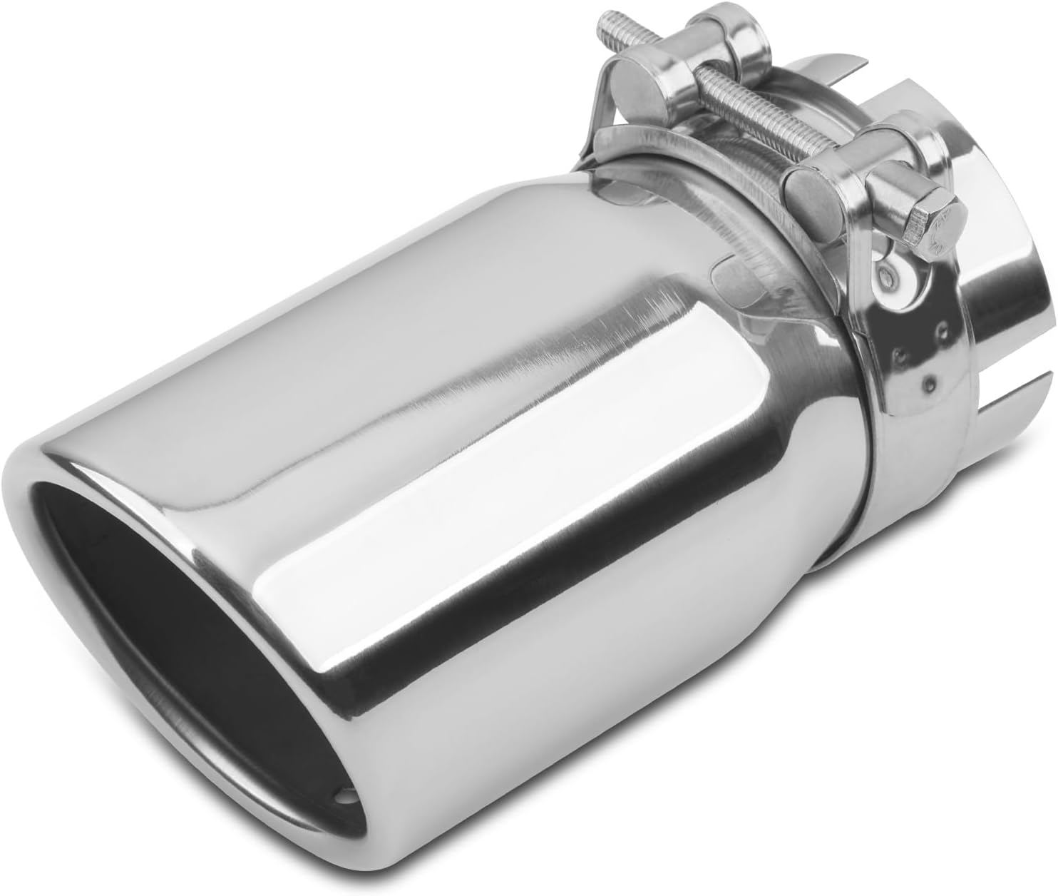 Amazon.com: Vurkcy 2.5 inch Inlet Exhaust Tip, 3" Outlet 6" Overall ...
