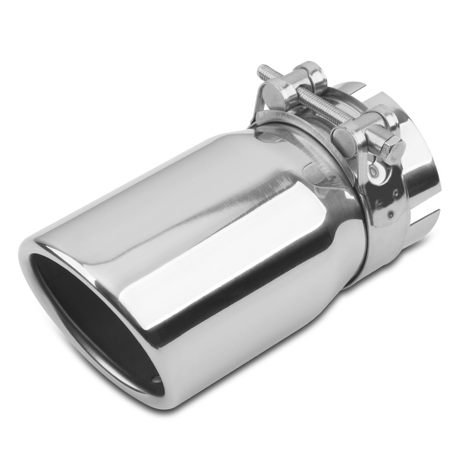 Amazon.com: Vurkcy 2.5 inch Inlet Exhaust Tip, 3" Outlet 6" Overall ...