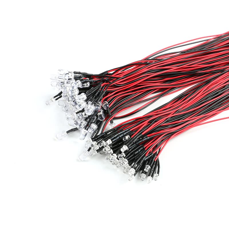 Snapklik.com : JESSINIE 50Pcs 3mm Light Emitting Diodes LED Bead