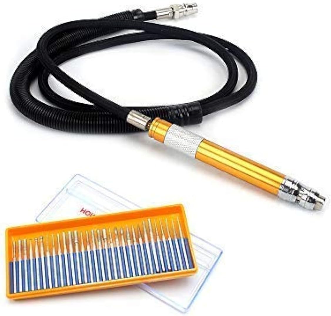 1/8'' Micro Pneumatic Air Pencil Die Grinder Kit, Pencil Style 52000 ...