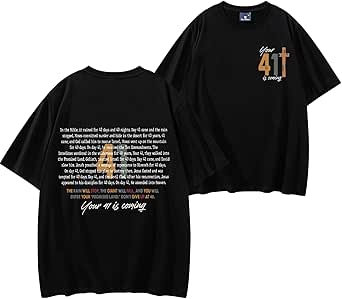 Amazon.com: Your 41 is Coming Shirt Jesus Christian 41 Shirt Your 41 is ...