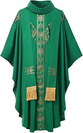 Amazon.com: ANDHOM Clergy Elegance Church Vestments for Catholic ...