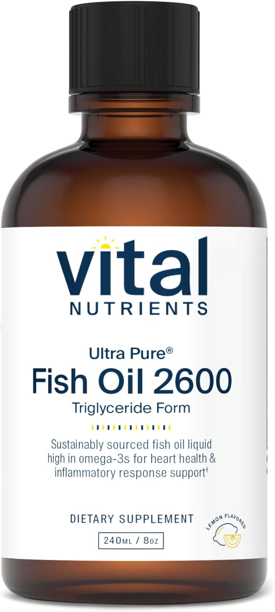 Amazon.com: Vital Nutrients - Ultra Pure Fish Oil 2600 (Pharmaceutical ...