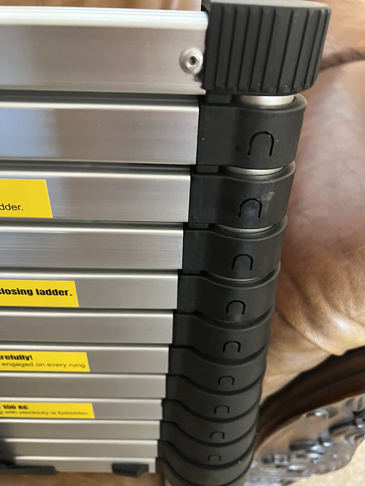 $17/mo - Finance Soctone Telescoping Ladder, 12.5 FT Aluminum One ...