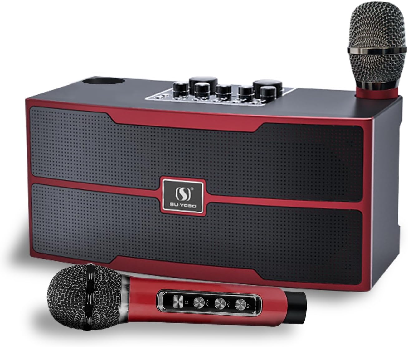 ACHAS Karaoke Machine, Portable Bluetooth Karaoke PA Speaker System ...