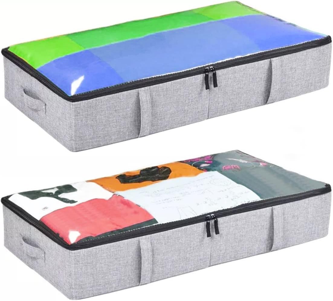 Amazon.com: Sturdy Under Bed Storage Container box with Strong ...