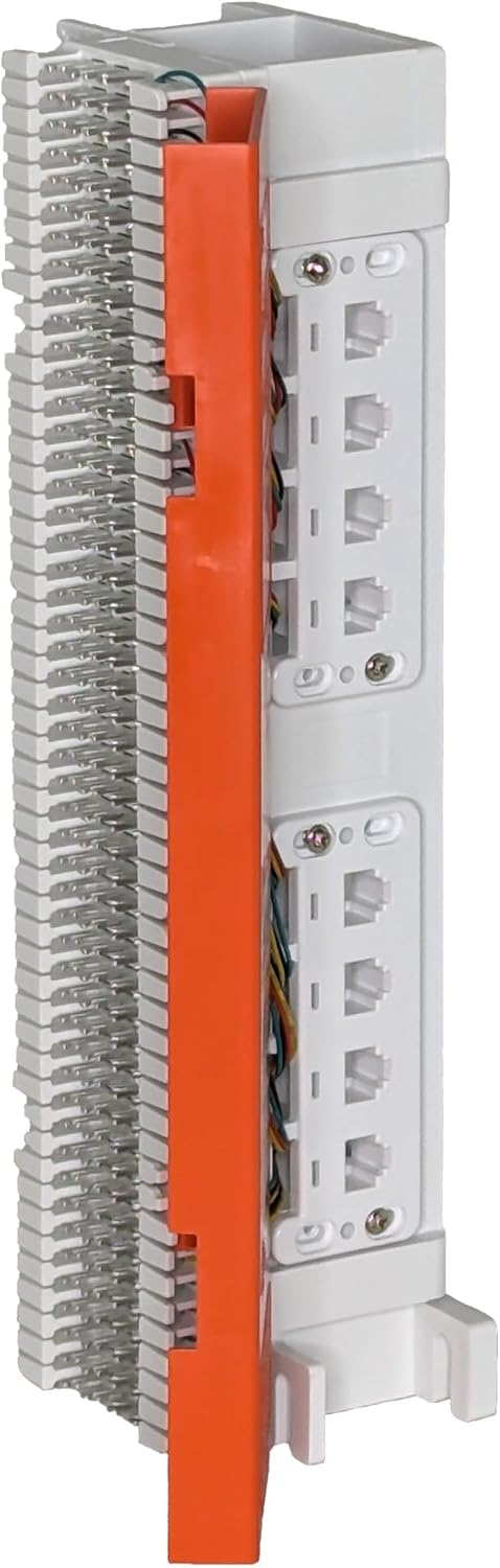 Amazon.com: ICC 66 Block Prewired with 89D Mounting Bracket & Cover ...