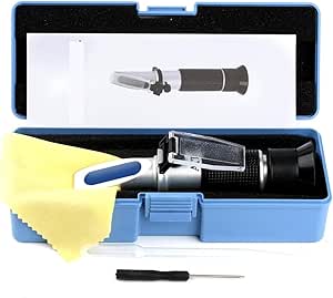 Amazon.co.jp: Refractometer Brix Refractometer 2 Inch Handheld Alcohol ...