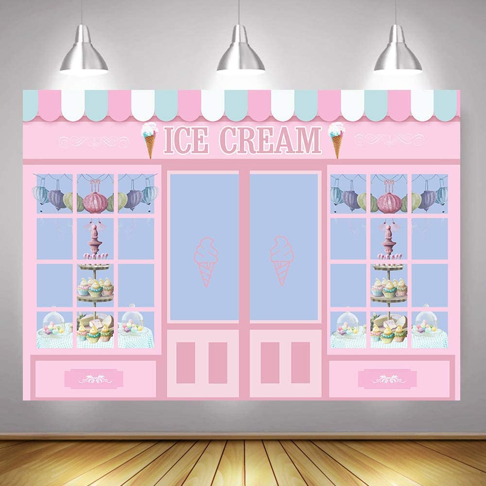 Pink Ice Cream Parlor Party An Ice Cream Parlor Party Desserts Table