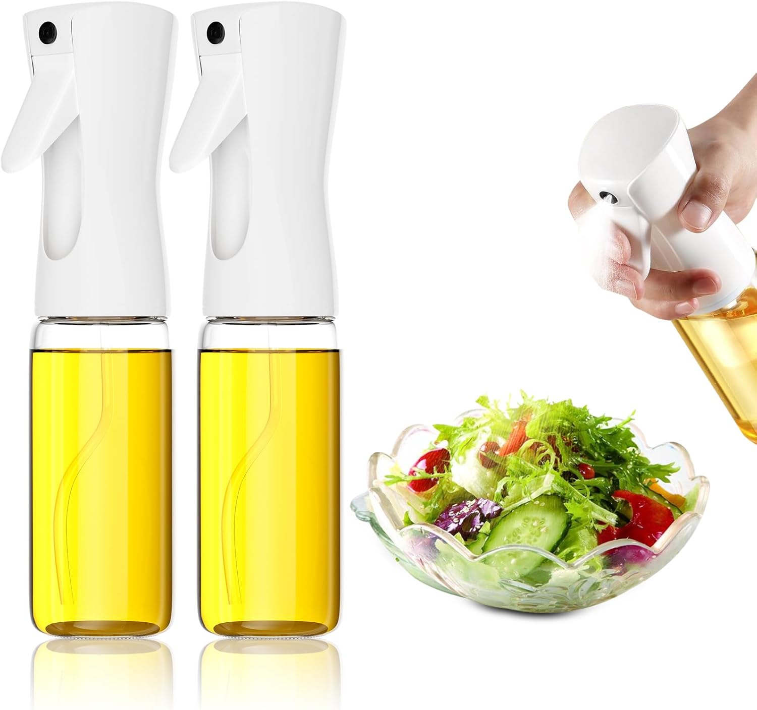Amazon.com: Olive Oil Sprayer -200ml Glass Oil Sprayer for Cooking,Oil ...