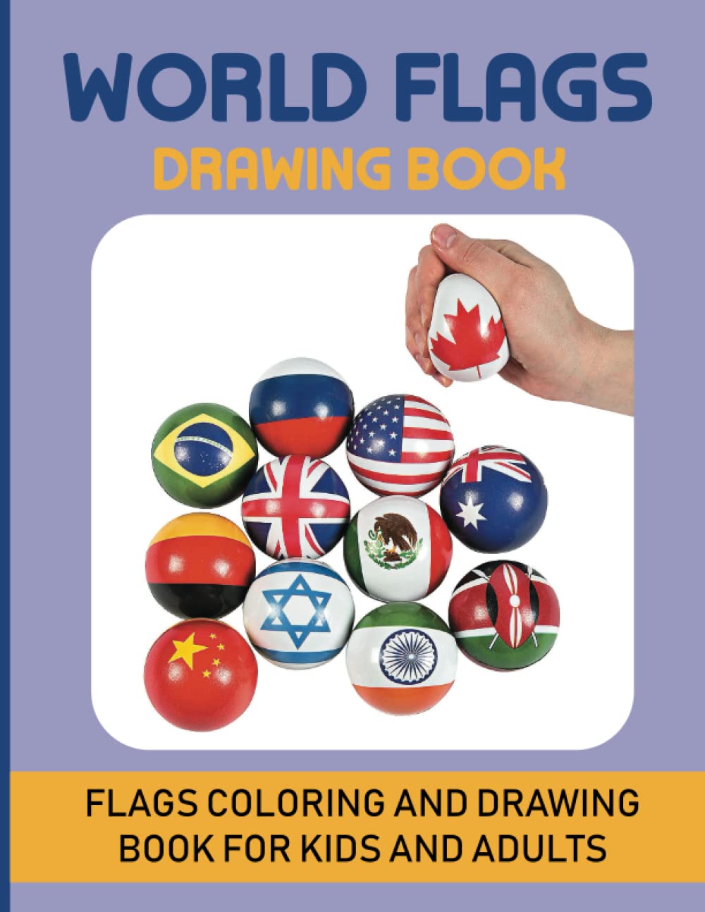 World Flags Drawing Book: Flags Coloring And Drawing Book For Kids And ...