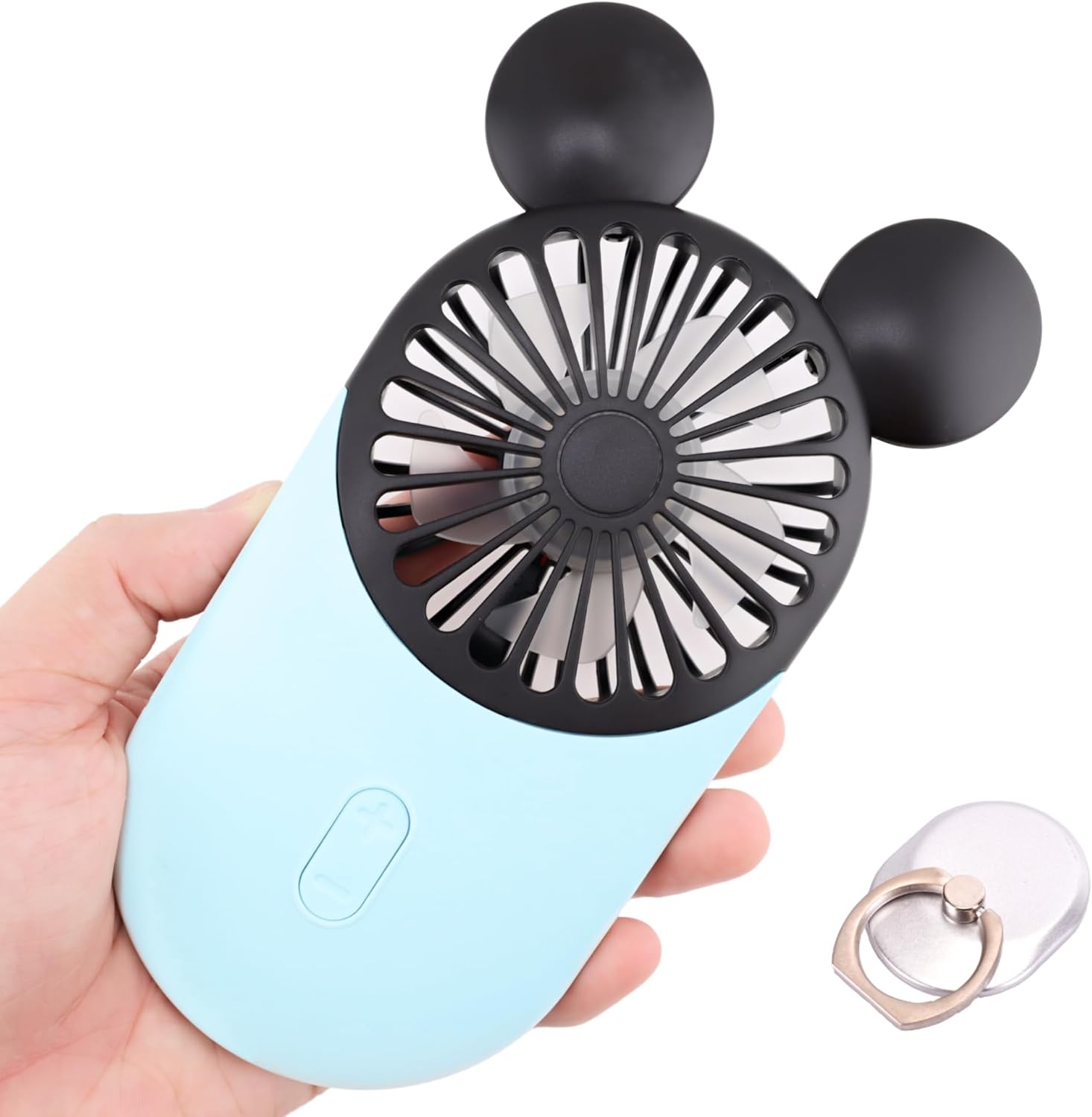 Amazon.com: DecoLife Cute Personal Mini Fan, Handheld & Portable USB ...
