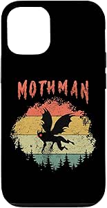 Amazon.com: iPhone 13 Pro Mothman Cryptid Cryptozoology Folklore Cryptozoologist Retro Case ...
