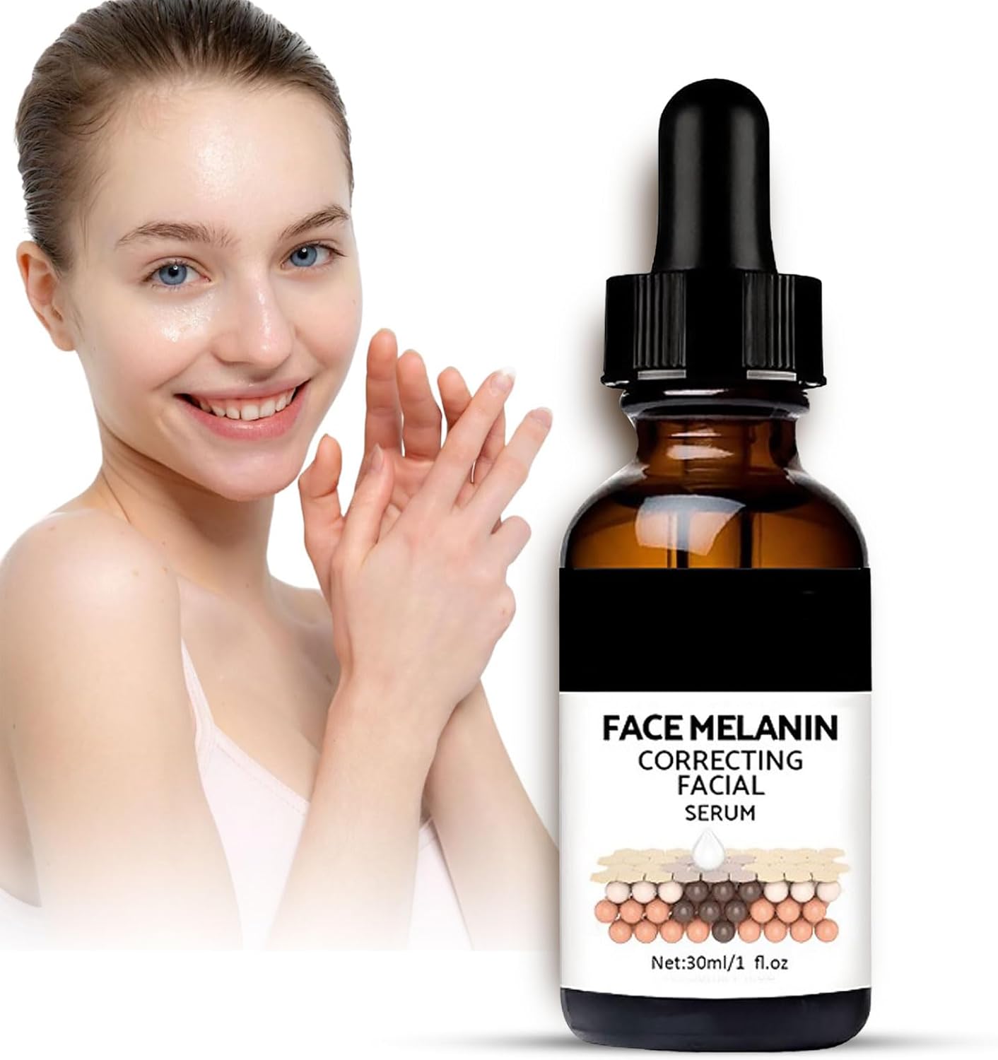 TBeautfave Melanin Correcting Facial Serum,Anti-Wrinkle Retinol Serum,Dark Spot Correcting Glow ...